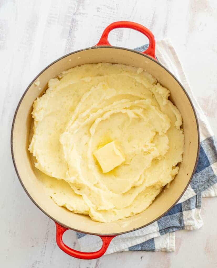 Classic Homemade Mashed Potatoes — Bless this Mess