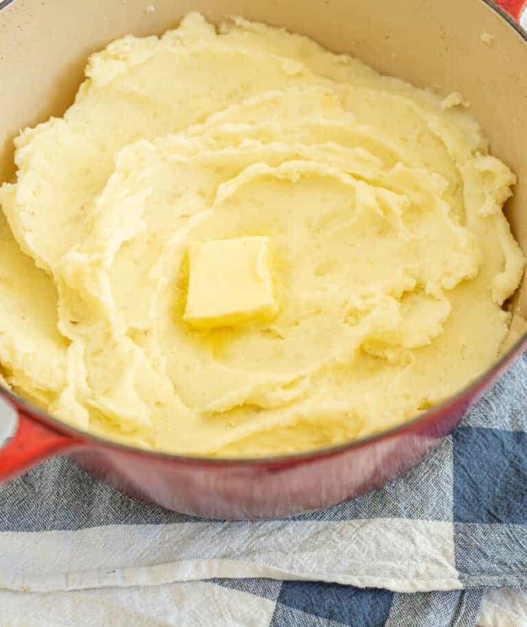 Classic Homemade Mashed Potatoes — Bless this Mess