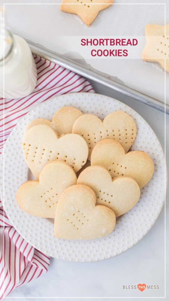 Easy Homemade Shortbread Cookies | Bless This Mess