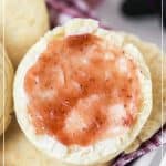 Simple Cream Biscuits Recipe - Bless This Mess - Easy Biscuit Recipe