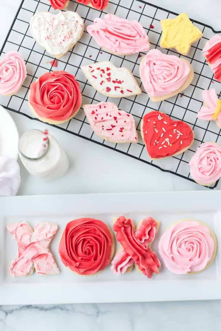 Valentines Day Sugar Cookies — Bless this Mess