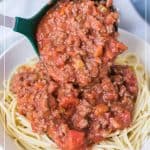 Easy Homemade Bolognese Sauce Recipe | Bless This Mess