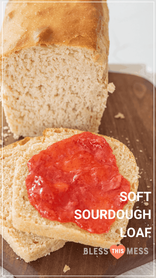 Soft Sourdough Sandwich Bread — Bless this Mess