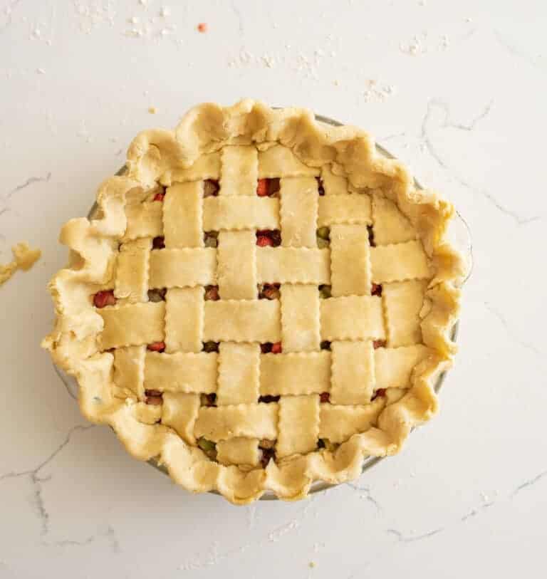 How to Make a Lattice Pie Crust — Pie Crust Recipe too!