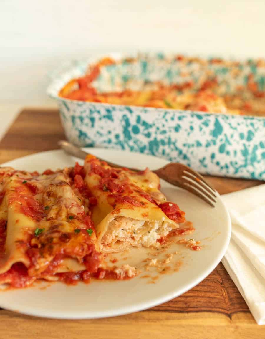 The EASIEST Manicotti Recipe — Bless this Mess