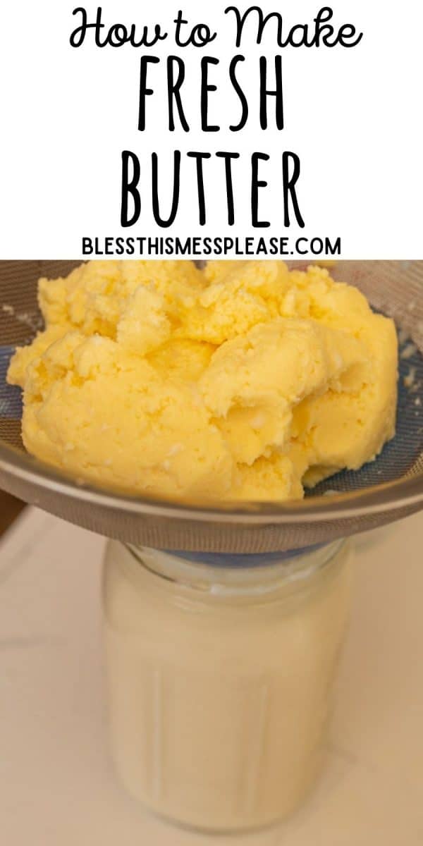 How to Make Butter | Turn Cream into Butter Fast!