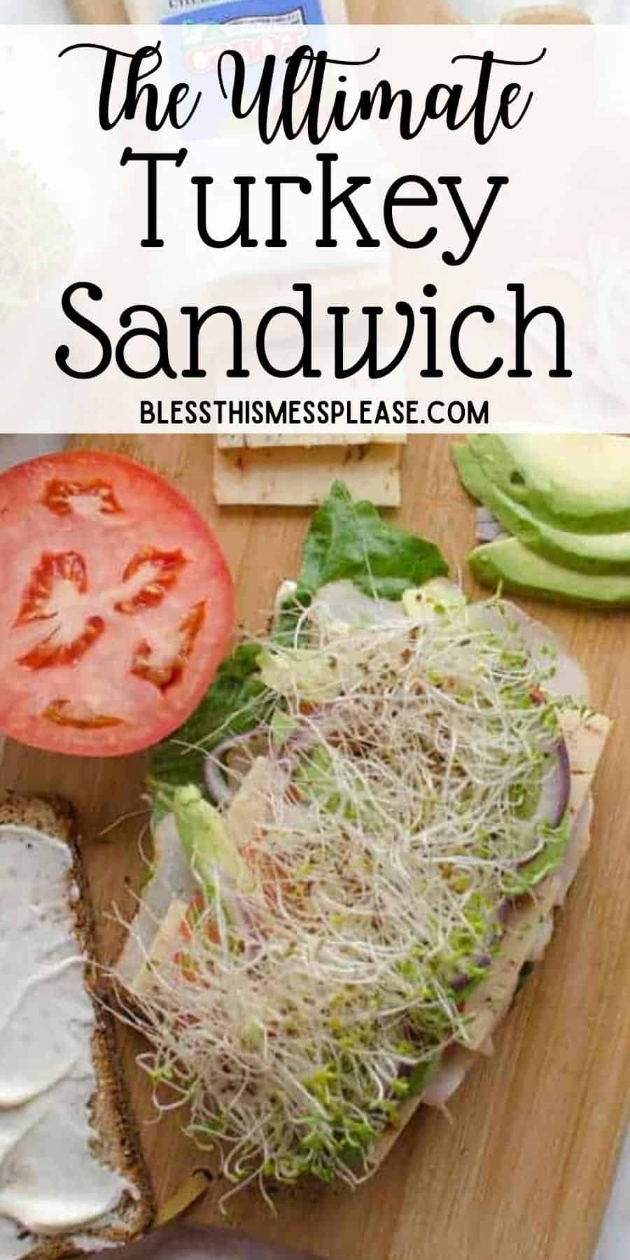 The Ultimate Turkey Sandiwch Recipe | Low Calorie Lunch With Avocado