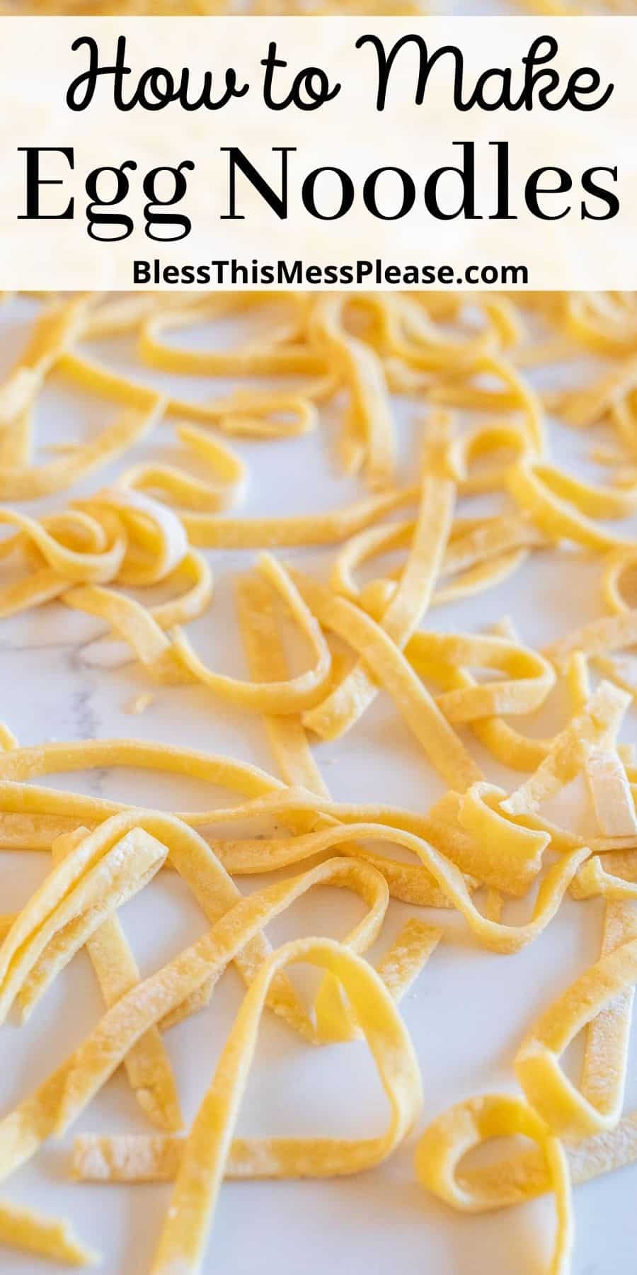 How to Make Homemade Noodles From Scratch — Bless this Mess