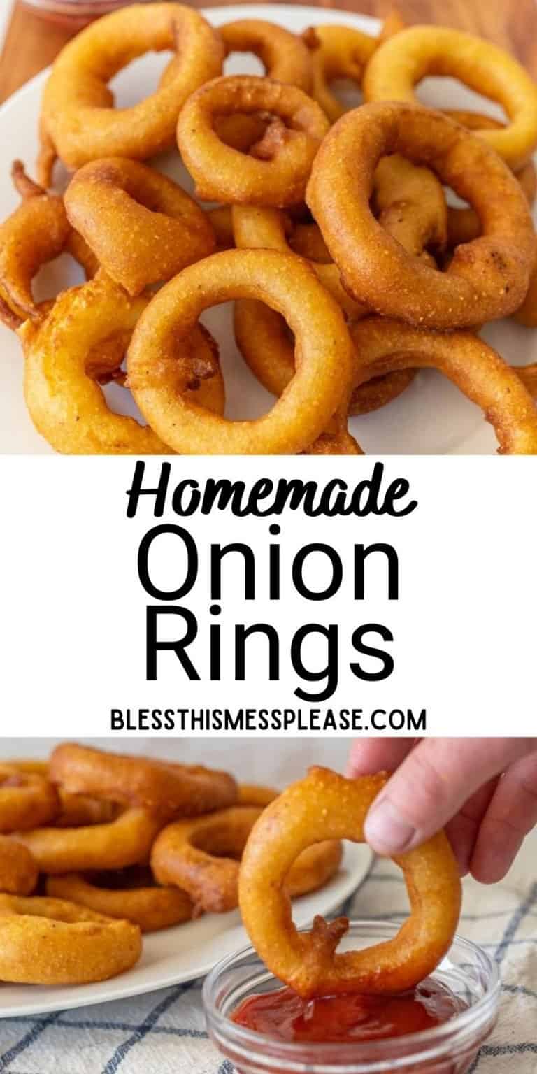 Homemade Onion Rings — Bless this Mess