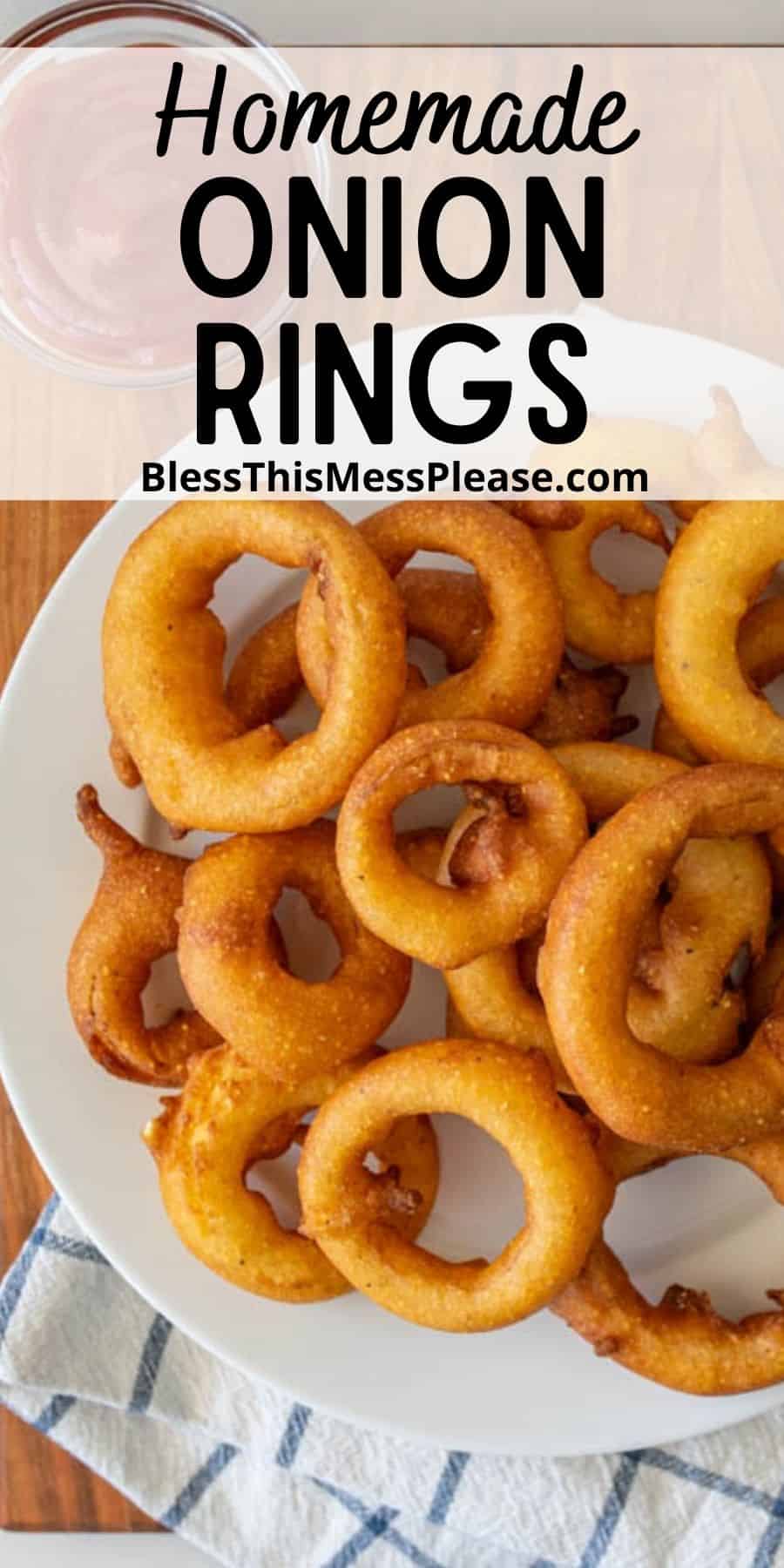 Crispy Homemade Onion Rings: Better Than Any Restaurant — Bless this Mess