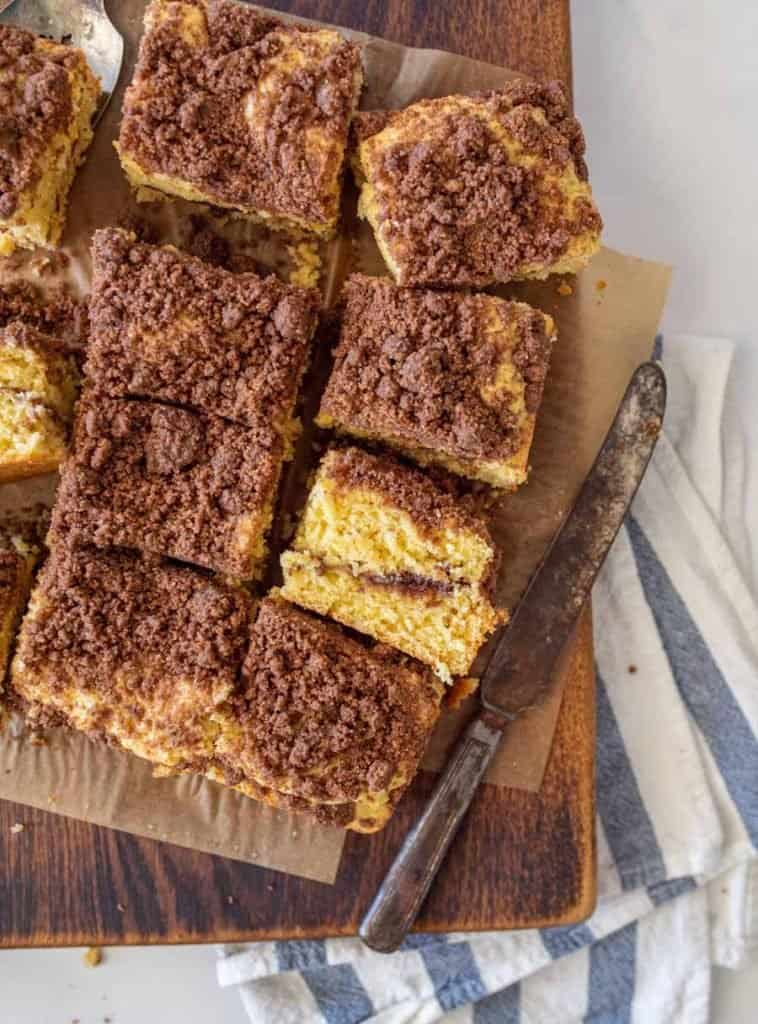 Cinnamon Sour Cream Coffee Cake — Bless this Mess