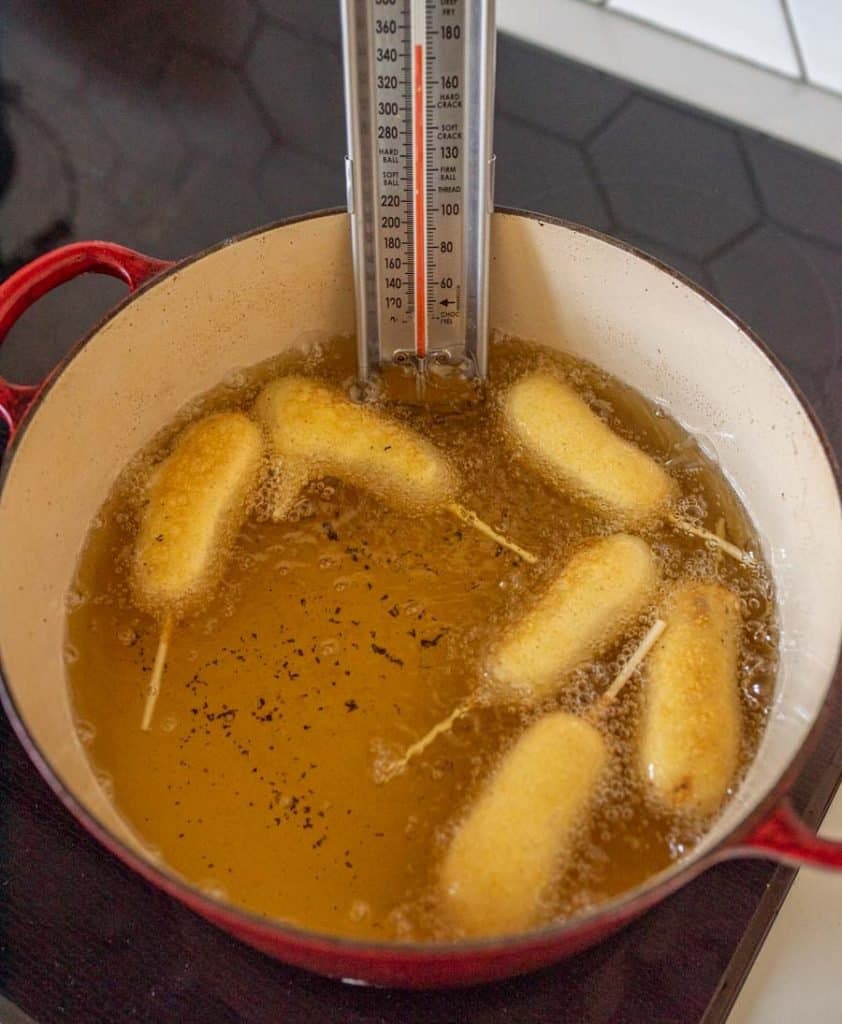 Best Corn Dog Recipe {Crispy & Golden Brown} — Bless this Mess