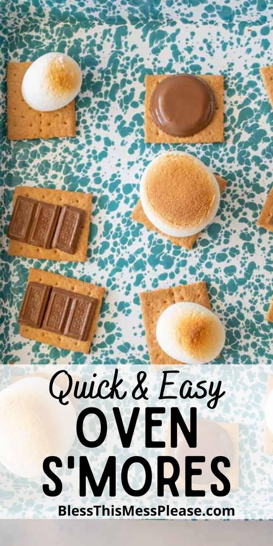 How to Make Quick and Easy Oven Smores {With Video!}— Bless this Mess