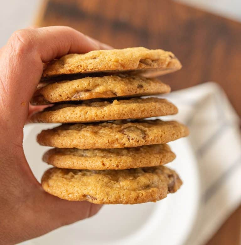 Small Batch Chocolate Chip Cookies Recipe (Makes 6 Cookies!) — Bless ...