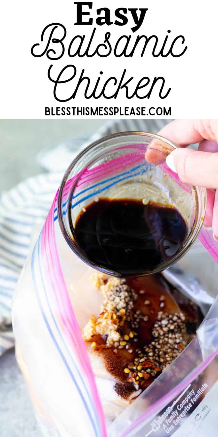 Easy Balsamic Chicken — Bless this Mess