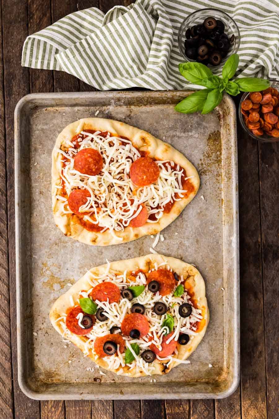 Homemade Flatbread Pizza