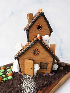 Haunted Halloween Gingerbread House — Bless this Mess