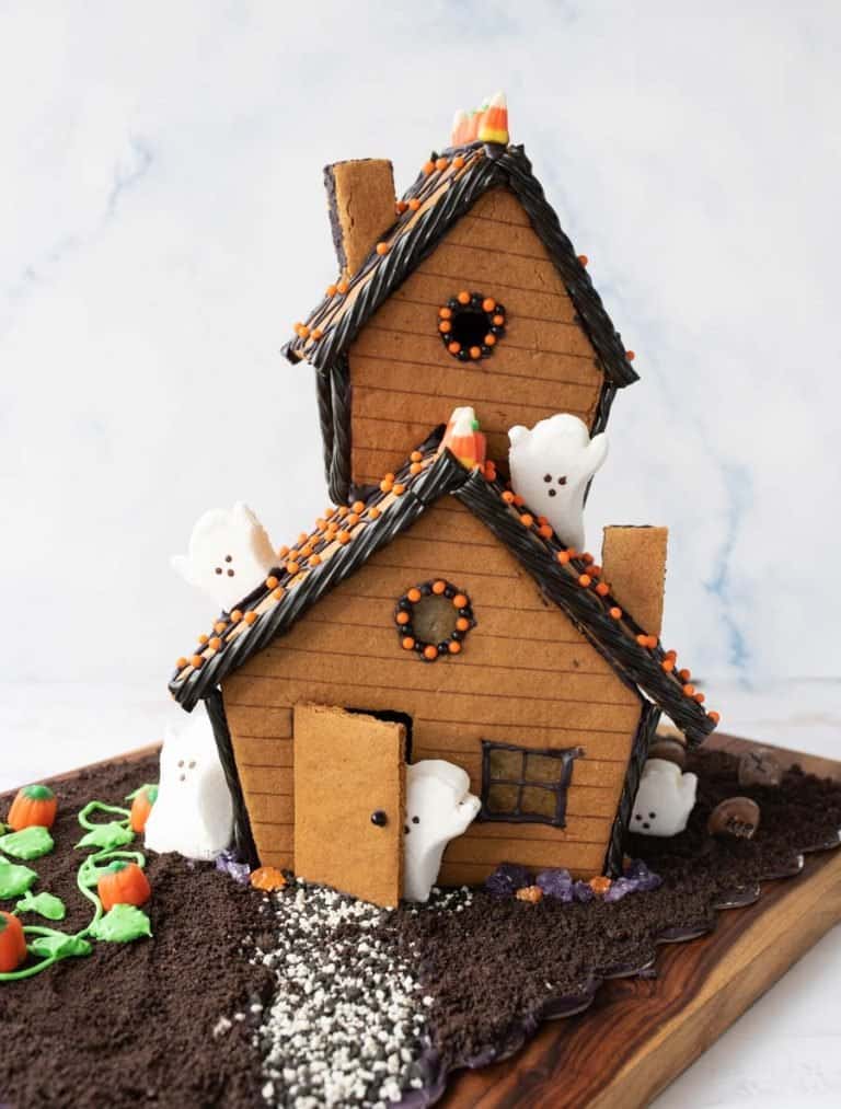 Haunted Halloween Gingerbread House — Bless this Mess