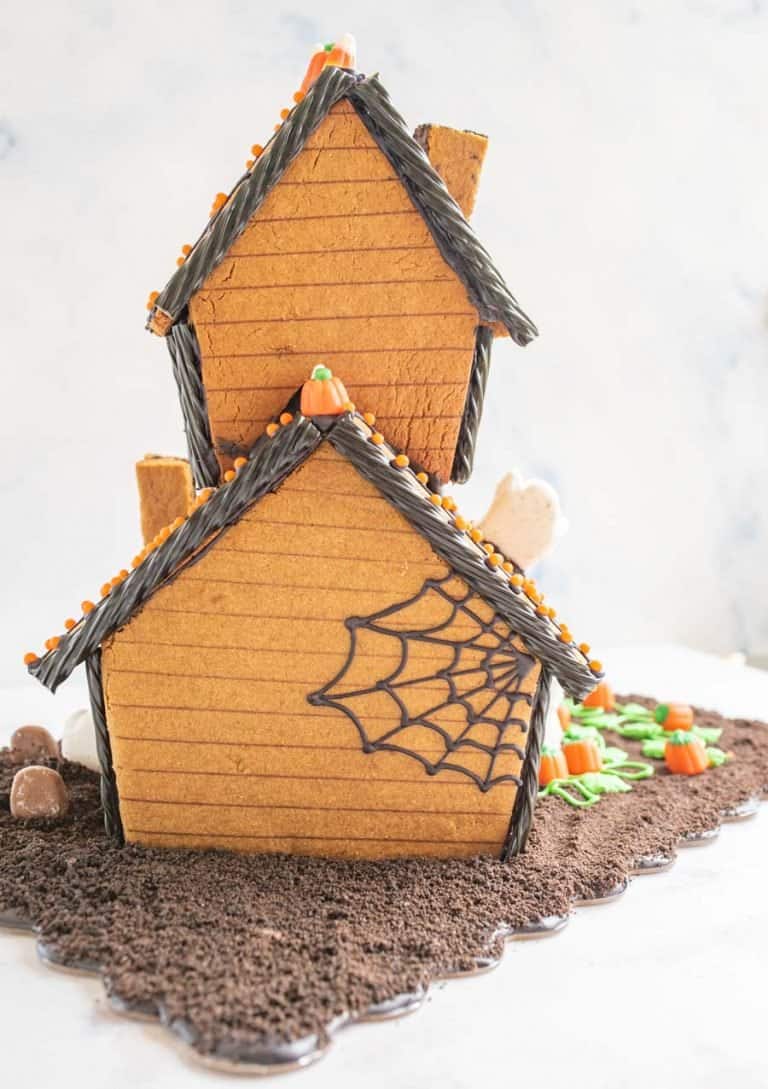 Haunted Halloween Gingerbread House — Bless this Mess