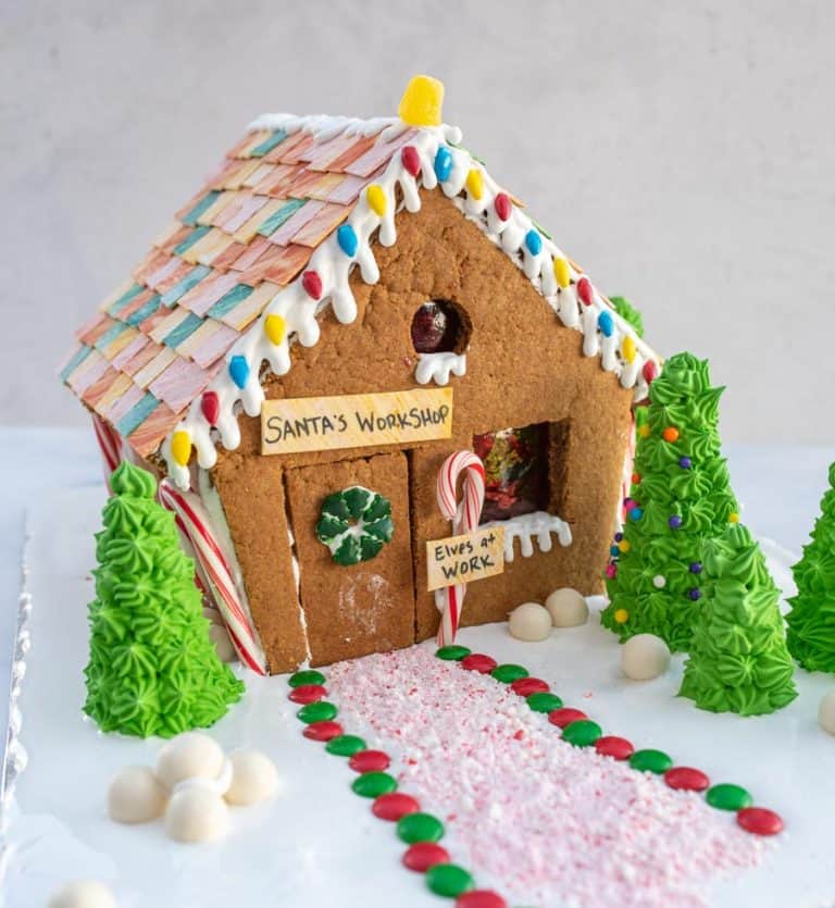 Best Homemade Gingerbread House | Recipe + Template — Bless this Mess