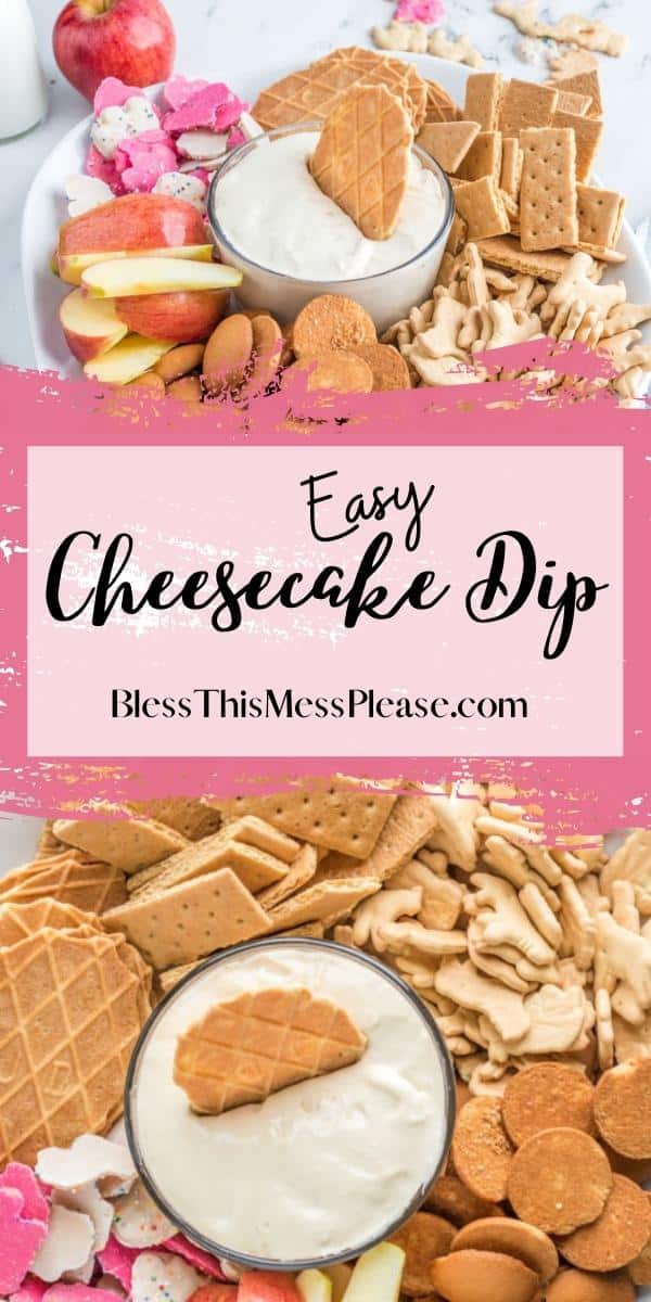 Cheese Cake Dip | 5 Minute Dessert Dip Recipe Made with 4 Ingredients