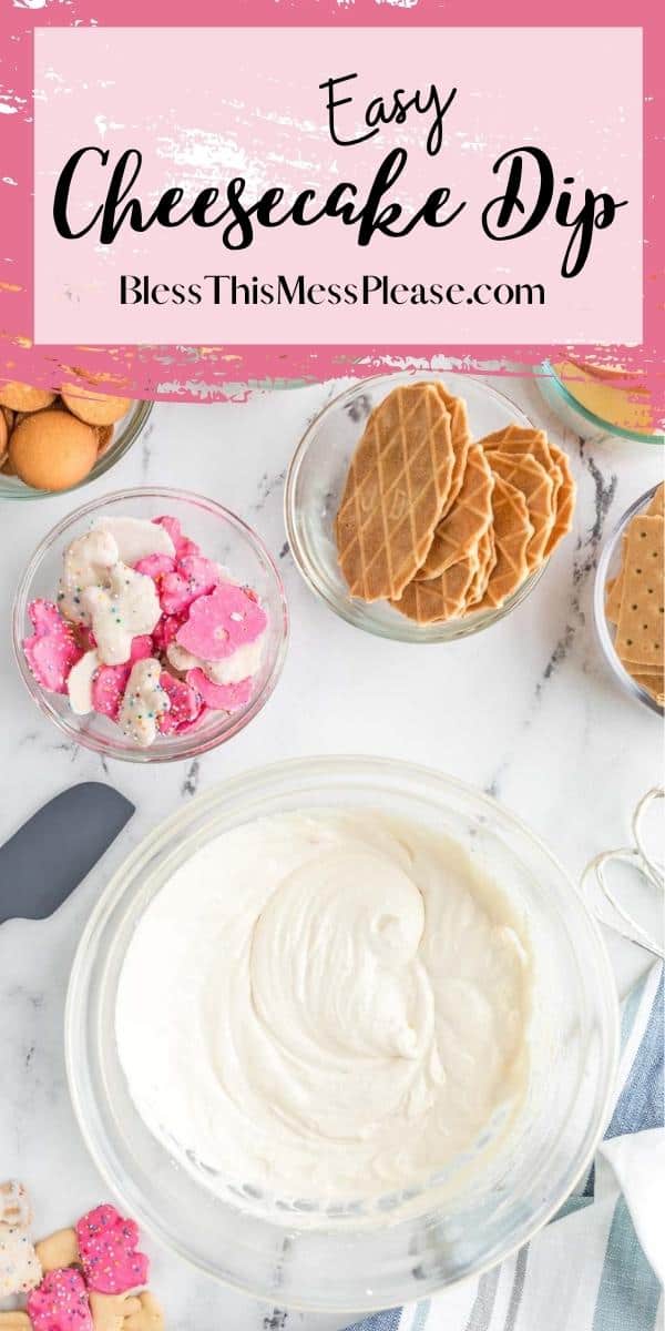 Cheese Cake Dip | 5 Minute Dessert Dip Recipe Made with 4 Ingredients