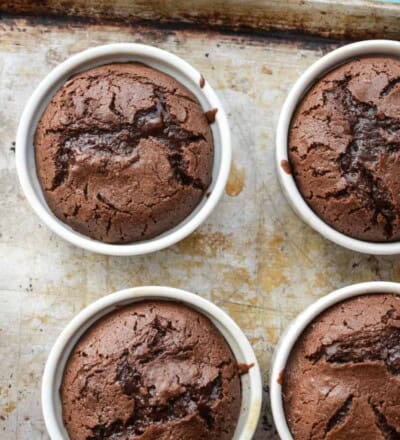 Chocolate Molten Lava Cakes — Bless this Mess