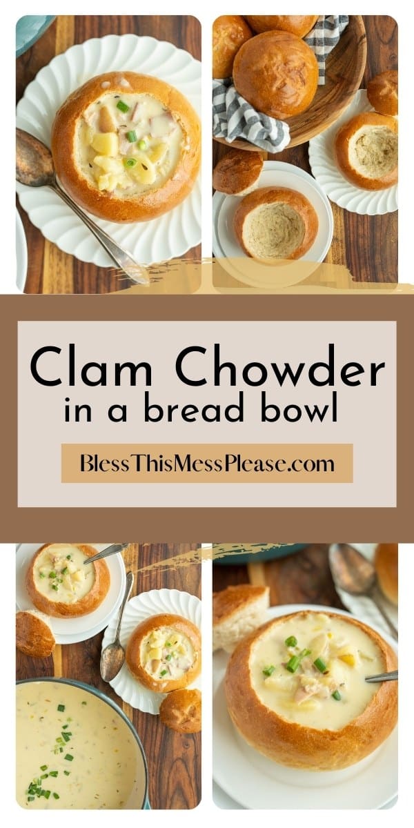 Clam Chowder With Canned Clams - Creamy Comfort Food — Bless this Mess