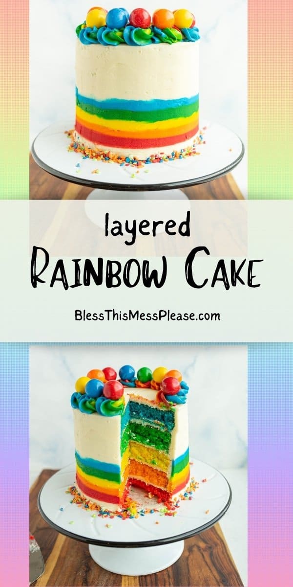 Rainbow Cake — Bless this Mess