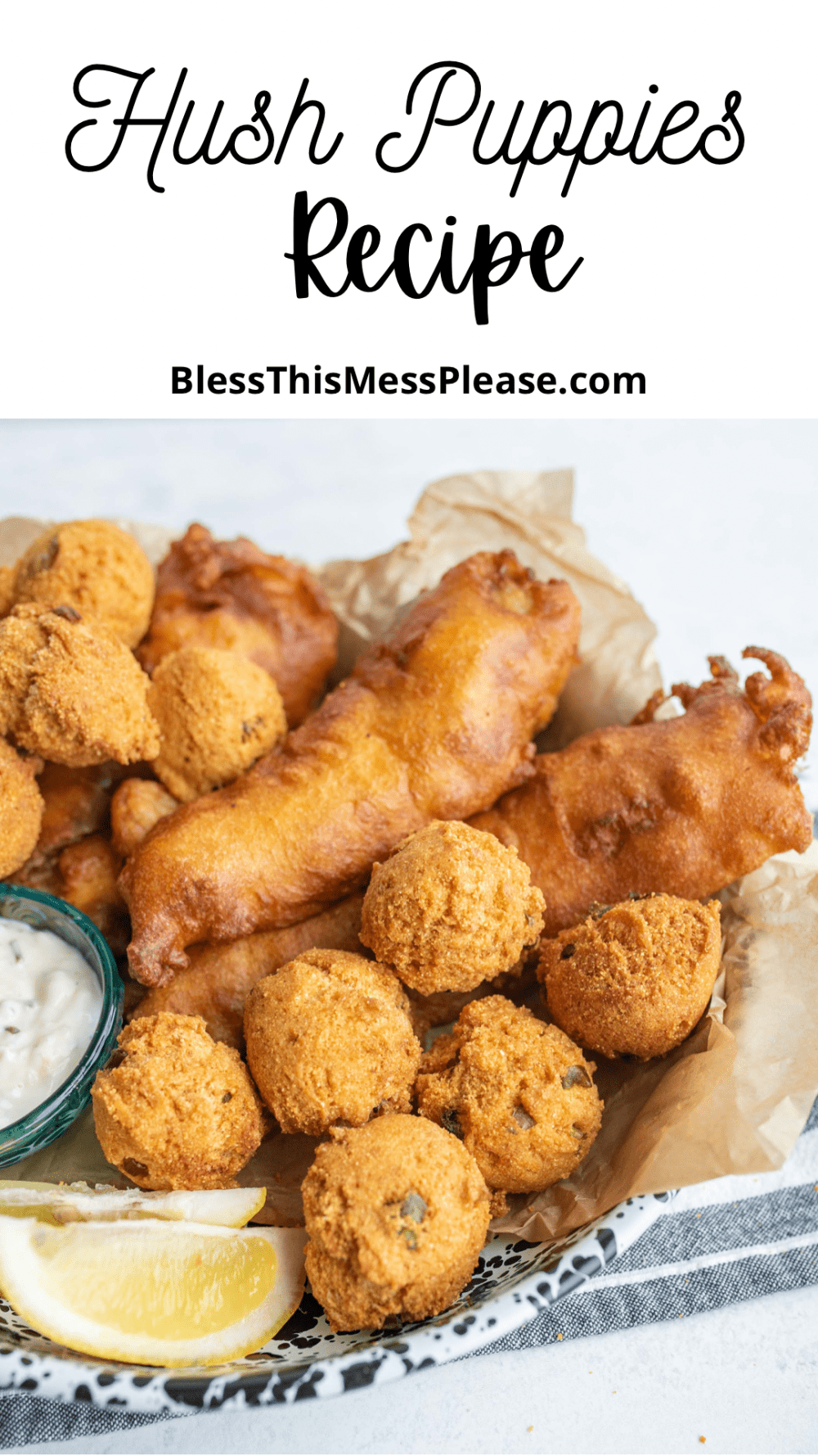 Easy Hush Puppies Recipe — Bless this Mess