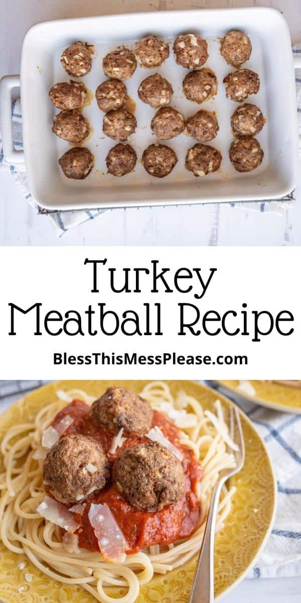 Easy Turkey Meatballs Recipe — Bless this Mess