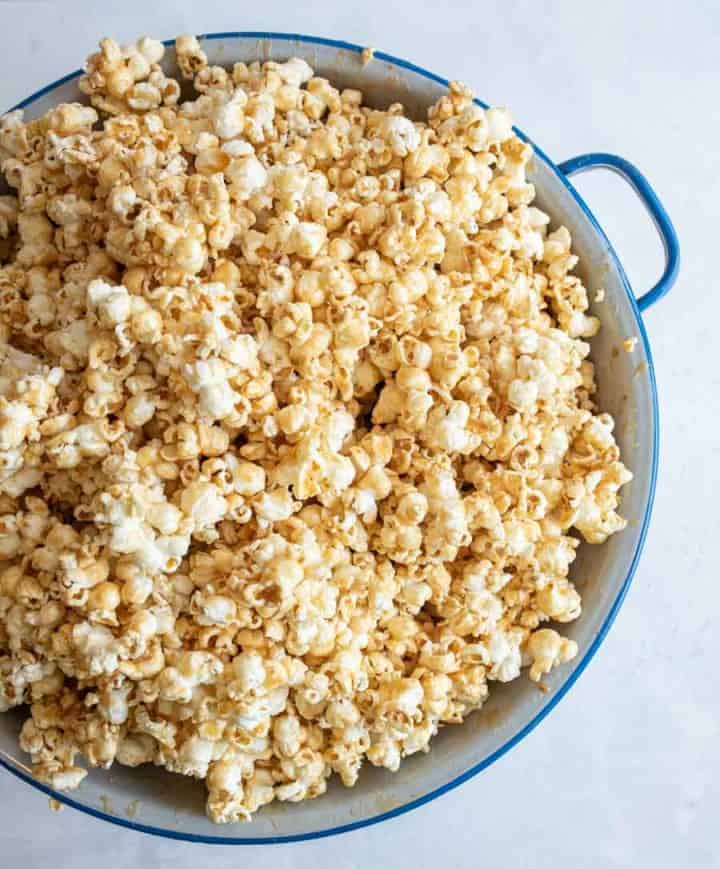 Gooey Caramel Popcorn — Bless this Mess