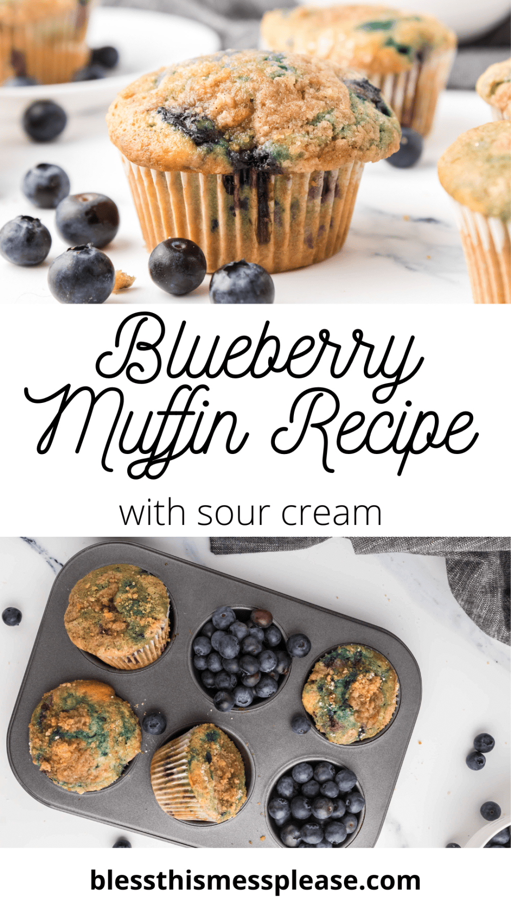 Blueberry Muffins — Bless this Mess