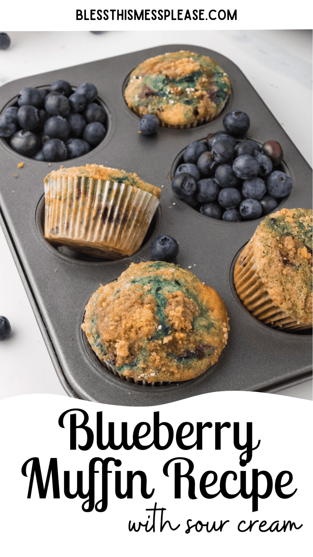 Blueberry Muffins — Bless this Mess