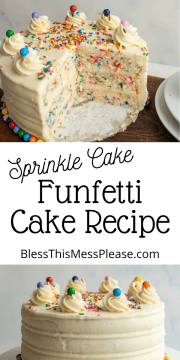 Funfetti Cake — Bless this Mess