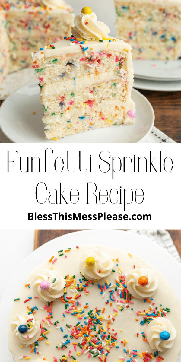 Funfetti Cake — Bless this Mess