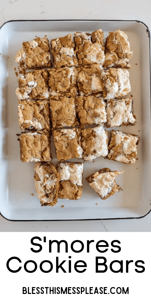 S'mores Cookie Bars — Bless this Mess