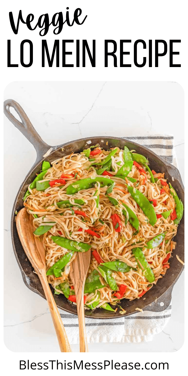 Vegetable Lo Mein — Bless this Mess