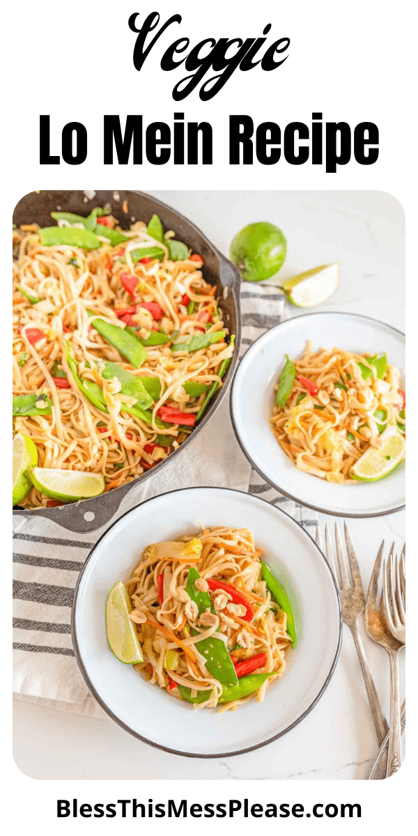 Vegetable Lo Mein — Bless this Mess