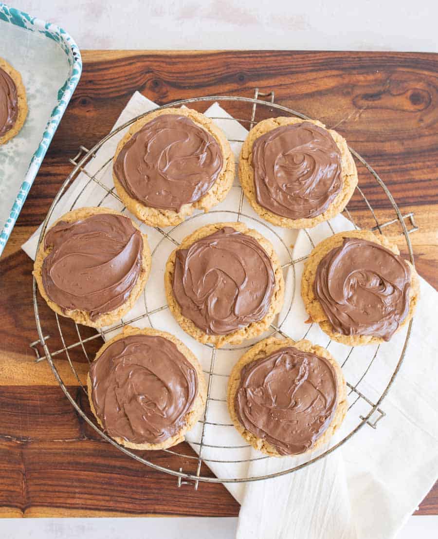 Peanut Butter Nutella Cookies — Bless this Mess