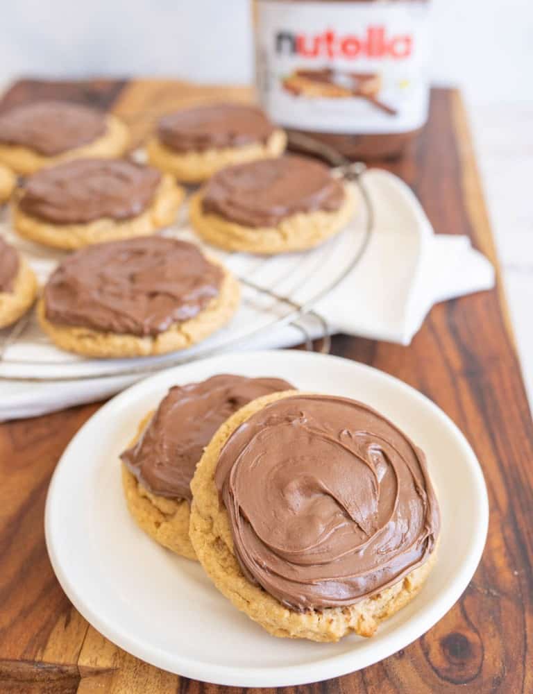 Peanut Butter Nutella Cookies — Bless this Mess