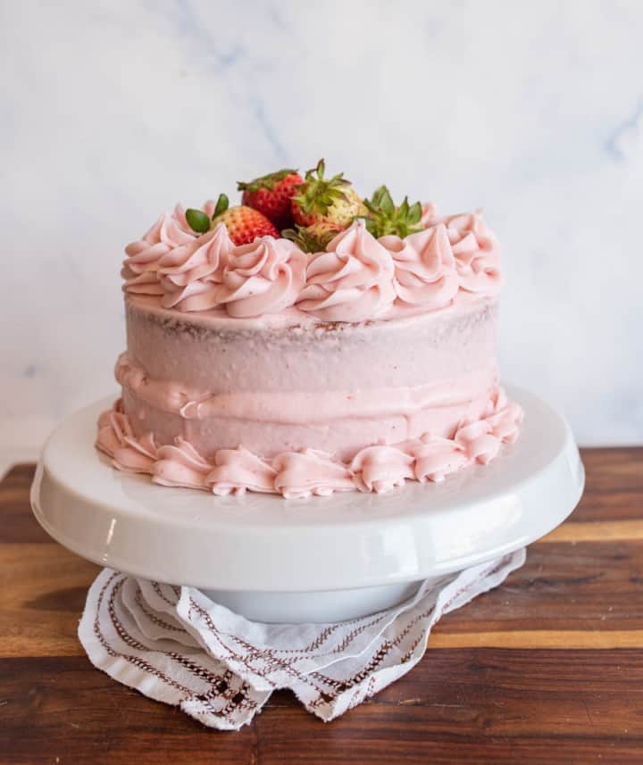 Strawberry Cake — Bless this Mess