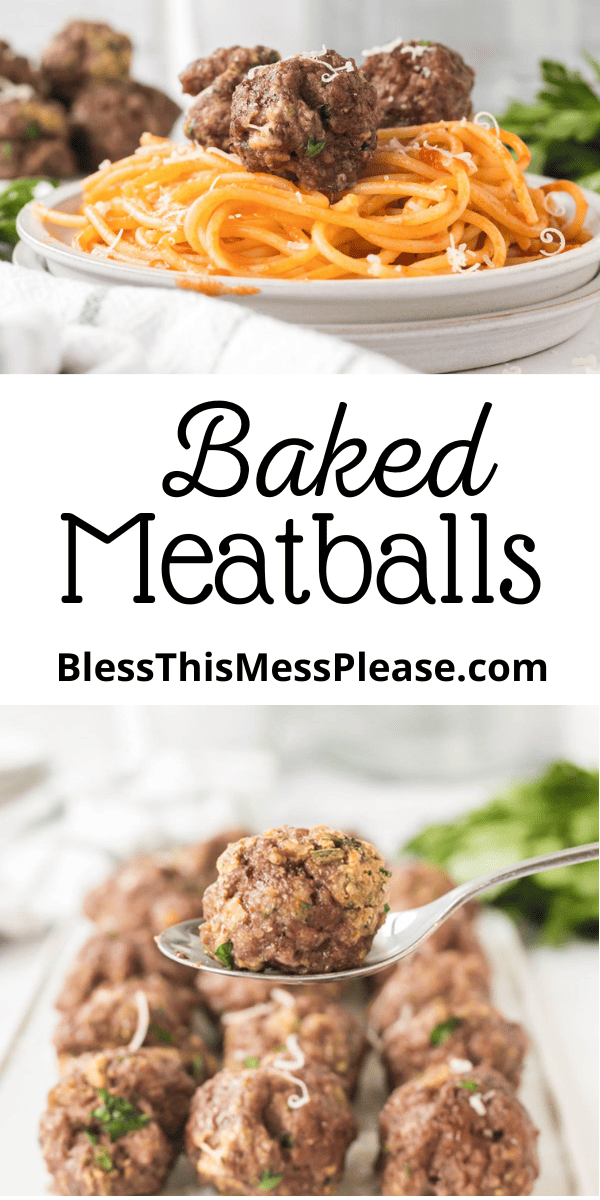 Baked Meatballs — Bless this Mess