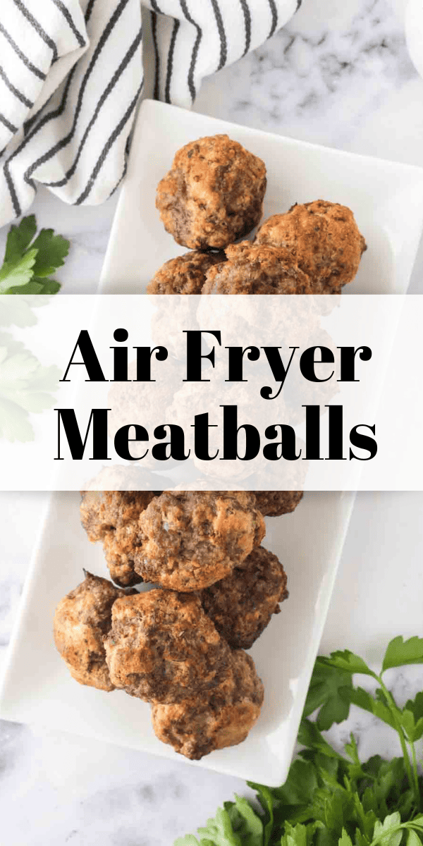 Air Fryer Meatballs — Bless this Mess