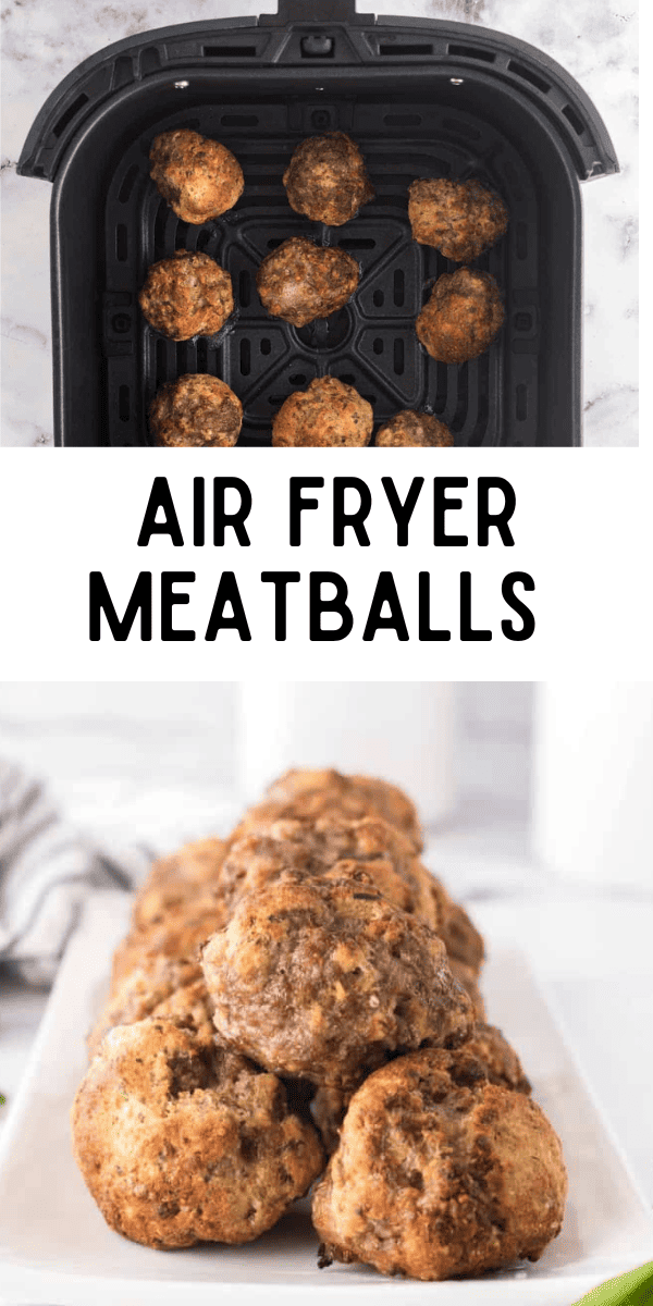 Air Fryer Meatballs — Bless this Mess