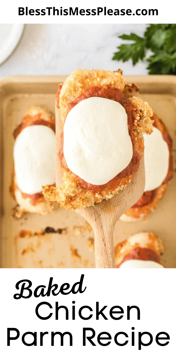 Baked Chicken Parmesan — Bless this Mess