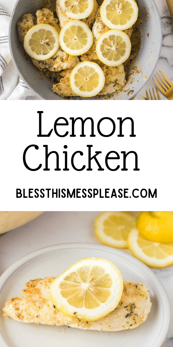 Lemon Chicken — Bless this Mess