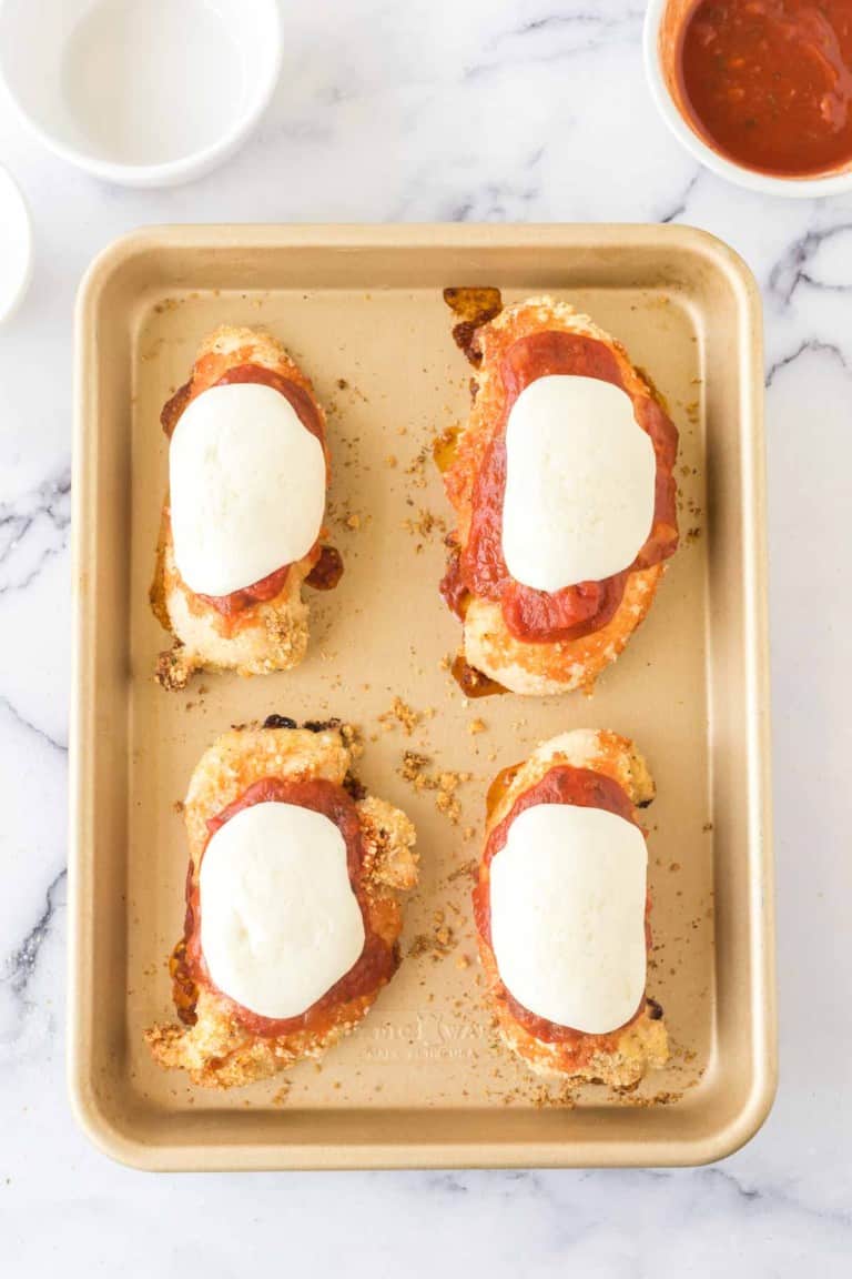 Baked Chicken Parmesan — Bless this Mess