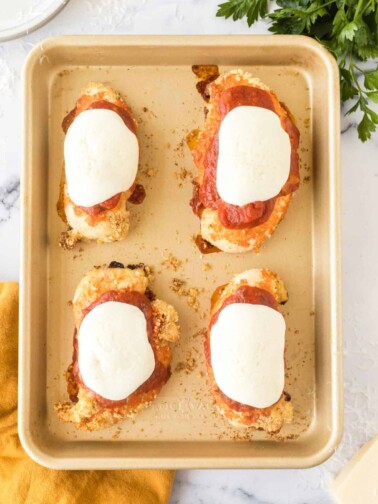 Baked Chicken Parmesan — Bless this Mess