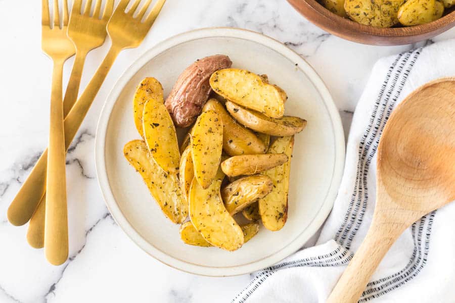 Roasted Fingerling Potatoes — Bless this Mess